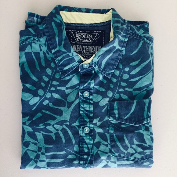 Broken Threads | Shirts & Tops | Broken Threads Tropical Short Sleeve ...